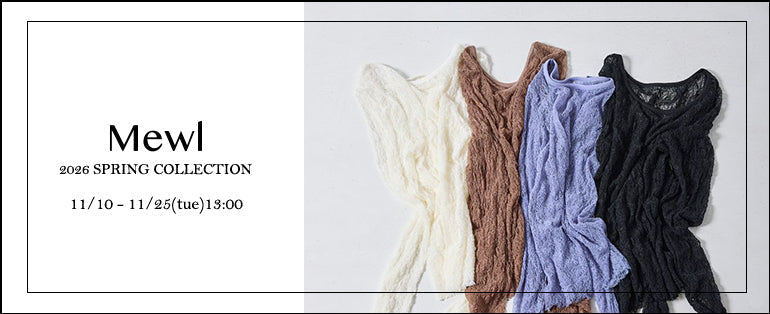 Mewl 2026 new collection – PERSON&PEOPLE ONLINE STORE