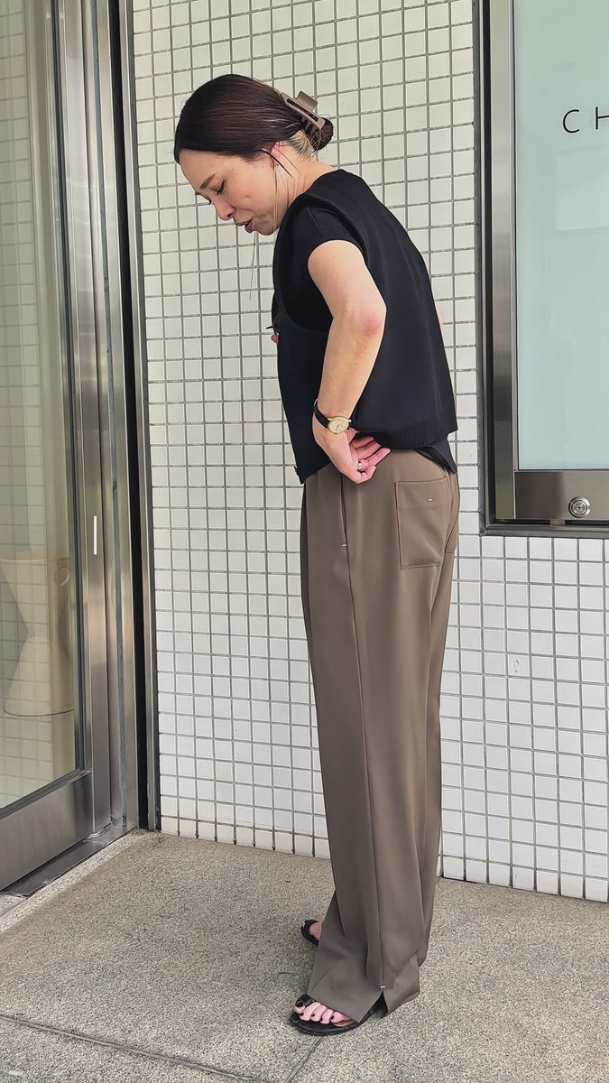 SIDE SLIT SLACKS /Y253-31103-2 – PERSON&PEOPLE ONLINE STORE